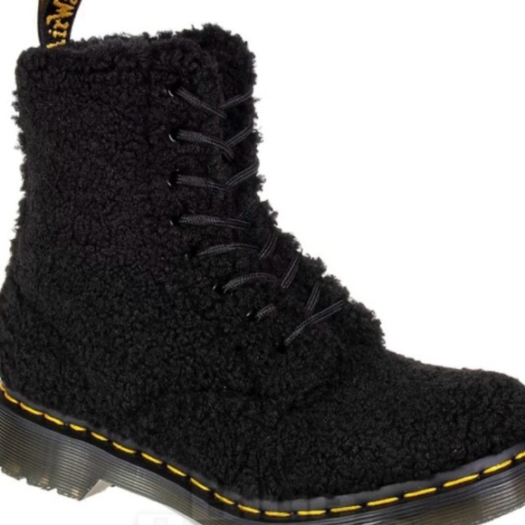 Dr. Martens | Shoes | Doc Martens 46 Lux Borg Teddy Faux Shearling ...